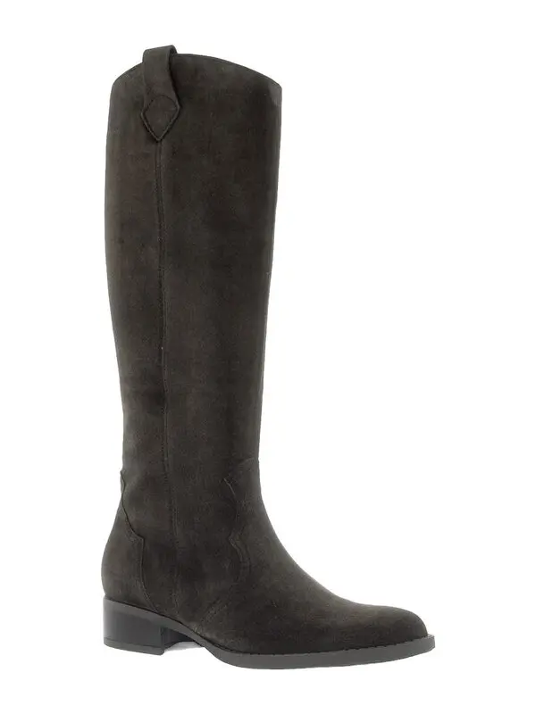 Gabor Virginia Leather Knee High Boots - Mocca