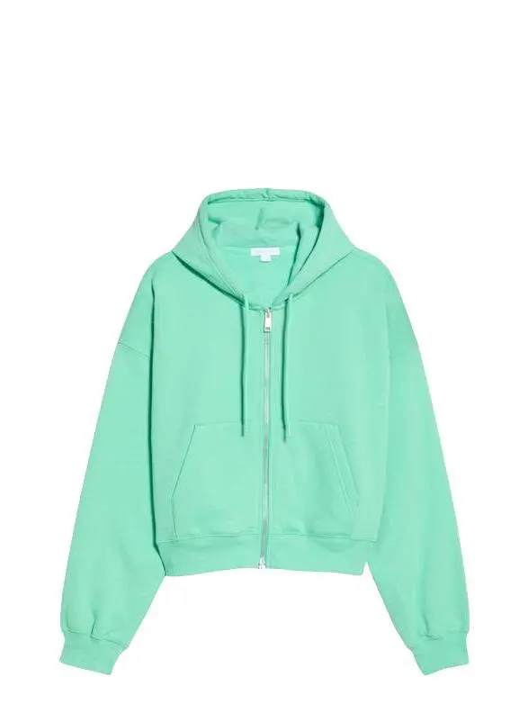 Beyond Yoga Luxe Fleece Full Zip Hoodie - Jade Pool