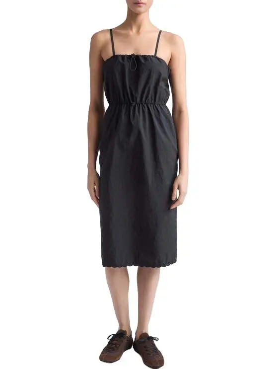 Cecilie Bahnsen Barr Drawstring Waist Dress - Black