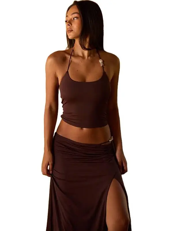 SASHA THERESE Hazel Tank - Chocolate