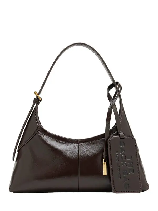 Marc Jacobs Small The Sack Bag Crinkled Leather Hobo - Fondant