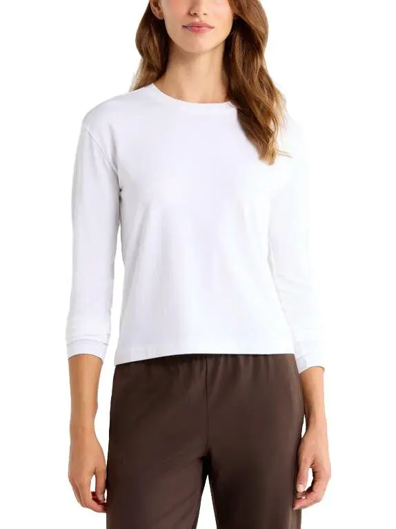Zella New Take Long Sleeve T-shirt - White