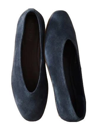 HAVEN WELL WITHIN Soft Suede Ballet Flats - Nightfall