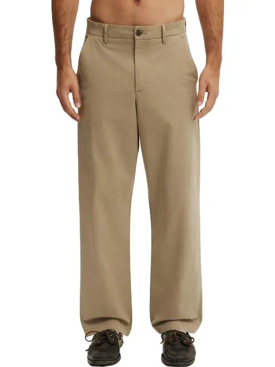 COTTON ON Baggy Chino Pant - Camel
