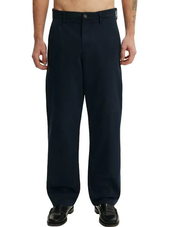 COTTON ON Baggy Chino Pant - Navy