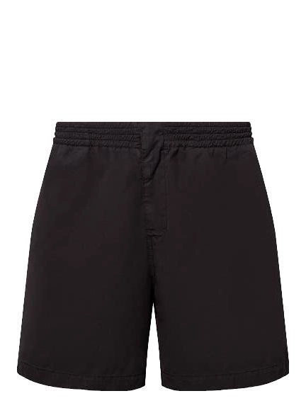 LE PERE Double Pocket Cotton Shorts - Mortar Black