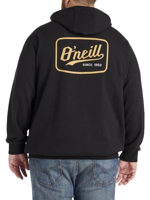 O'Neill Big & Tall O'riginals Fifty Two Cliffs Pullover Hoodie - Black