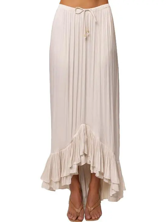 JLUXLABEL Sun And Sand Maxi Skirt - Ivory