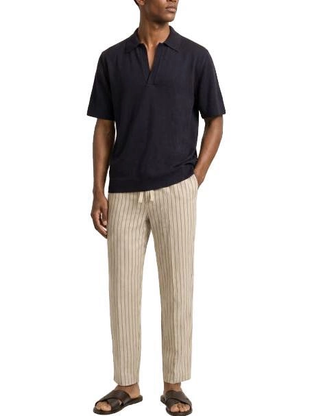 Orlebar Brown Raffertie Merino Relaxed Fit Shirt - Night Iris
