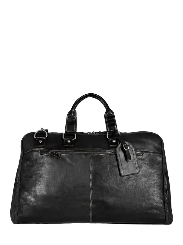 JACK GEORGES Voyager Convertible Garment Duffle Bag - Black