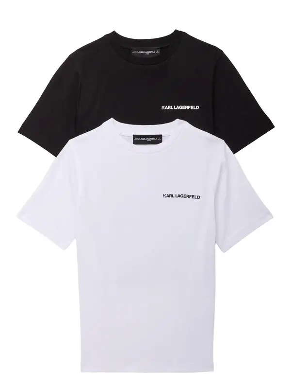 Karl Lagerfeld Two-pack T-shirts - Black/white
