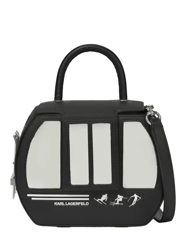 Karl Lagerfeld Ikon Gondola Top Handle Bag - Black