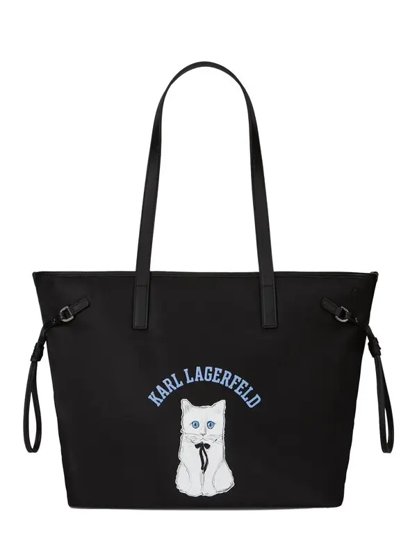 Karl Lagerfeld Ikon Choupette Tote Bag - Black