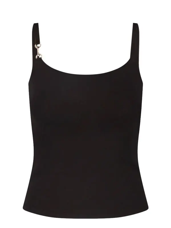 Gucci Viscose Jersey Tank Top - Brown