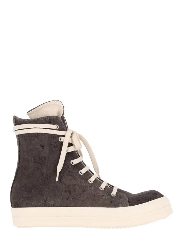 Rick Owens High Top Sneakers - Gray