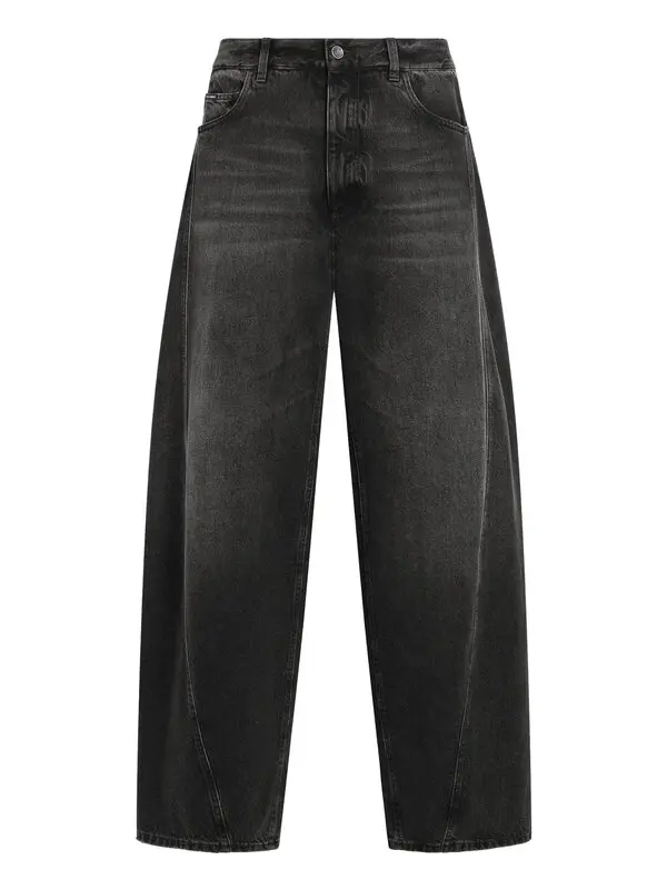 Dolce & Gabbana Oversized Denim Trousers - Multicolor