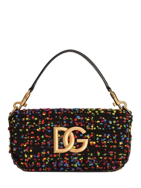 Dolce & Gabbana 3.5 Handbag In Boucl - Multicolor