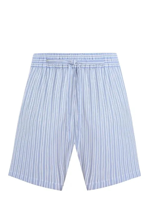 Dolce & Gabbana Striped Poplin Shorts - Multicolor