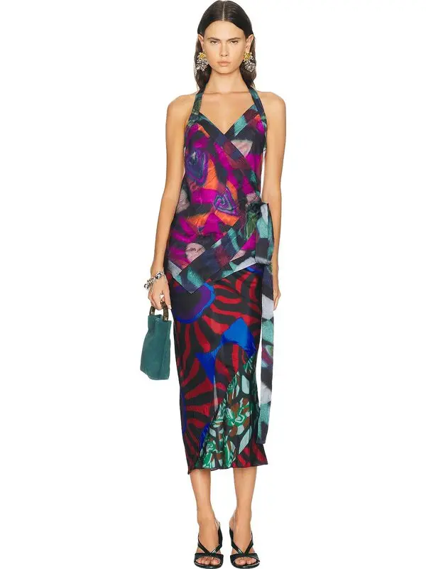 Dries Van Noten Cussia Top - Fuchsia