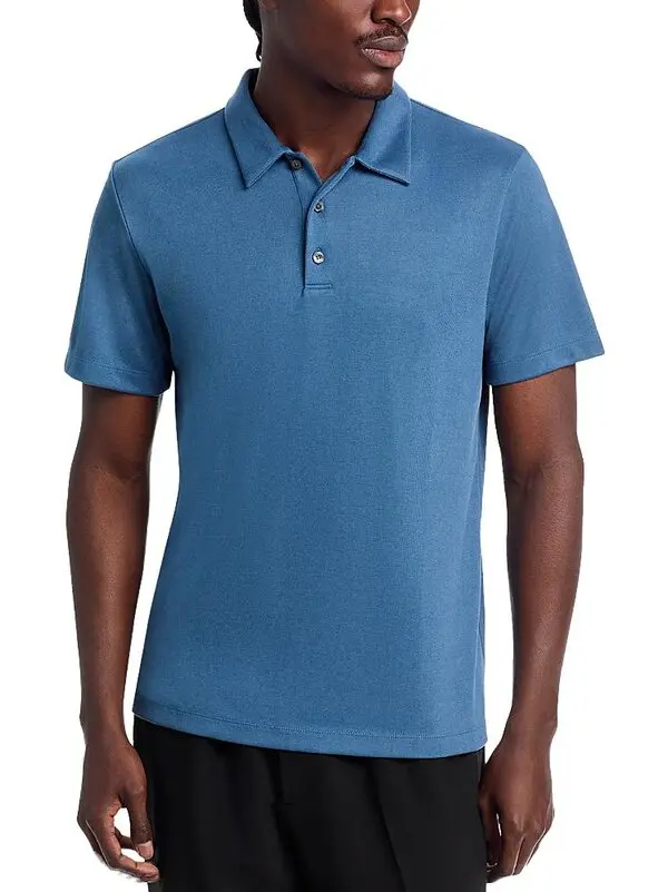 Theory Bron Anemone Jersey Polo Shirt - Bering