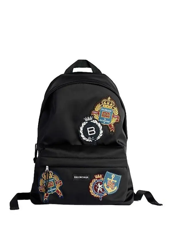 Balenciaga Explorer Backpack With Embellishments - Black/multicolor