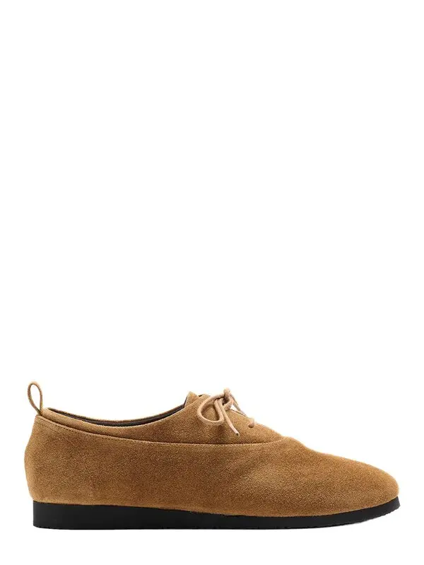 NAGUISA Carmen Suede Oxford Shoes - Brown