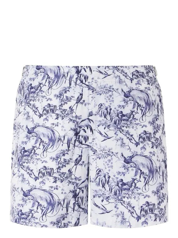 Orlebar Brown Bulldog Passetto Straight-leg Mid-length Swim Shorts - Blue