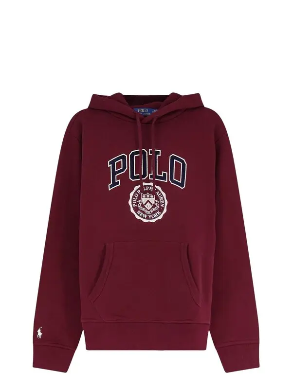 Polo Ralph Lauren Logo Fleece Hoodie - Red