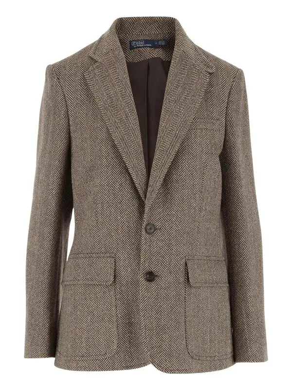 Polo Ralph Lauren Single-breasted Blazer - Brown
