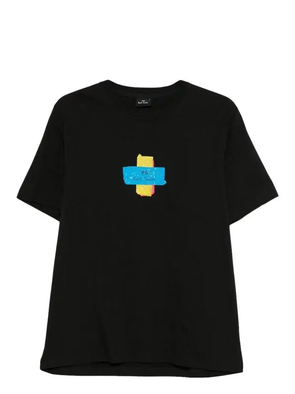 Paul Smith Pebble Bunny Cotton T-shirt - Black
