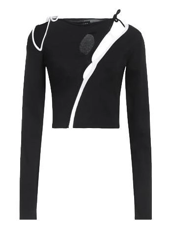Ottolinger Long Sleeve Knit Top - Black