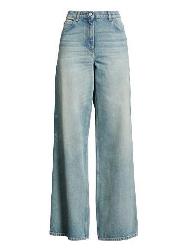 COURREGES Cotton Denim Jeans - Blue
