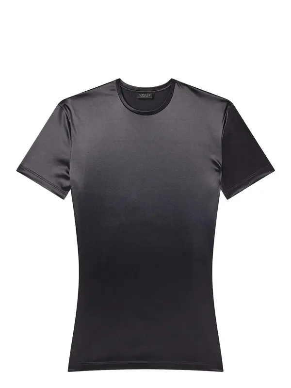 Gucci Satin-jersey T-shirt - Black