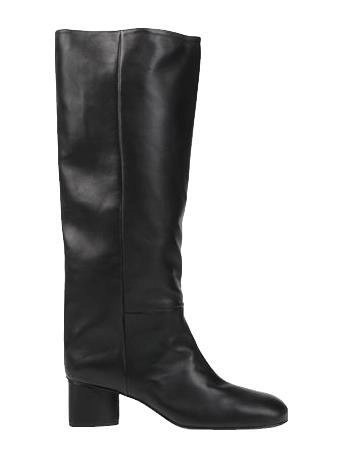 VIC MATIE Leather Boots - Black