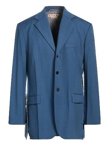Marni Blazer Size Virgin Wool, Mohair Wool - Blue