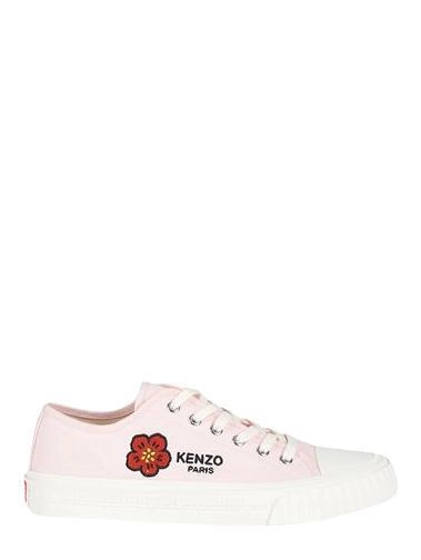 Kenzo Embroidered Flower Low-top Sneakers - Pink