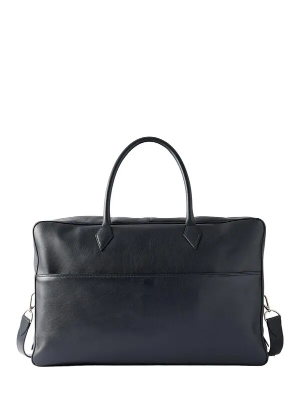 METIER Métier Closer Weekend Leather Travel Bag - Blue