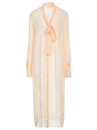 Patrizia Pepe Midi Shirt Dress - Orange