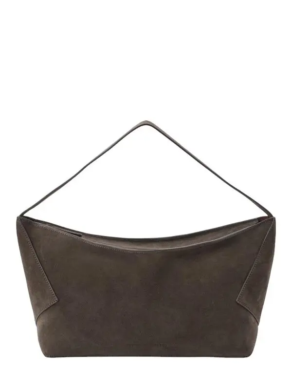 Studio Nicholson Hagu Suede Shoulder Bag - Brown