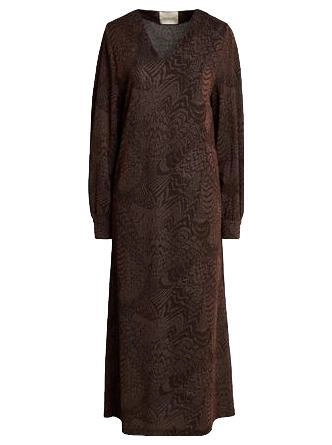 Momoni Midi Dress - Brown