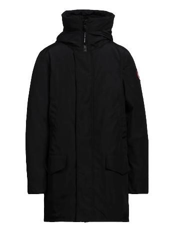 Canada Goose Hooded Long Sleeve Coat - Black