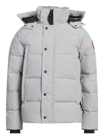 Canada Goose Puffer Polyester Cotton Jacket - Grey