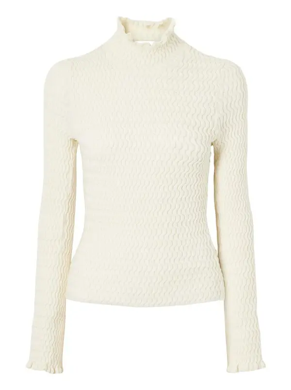Proenza Schouler White Label Juniper Turtleneck Sweater - Neutrals