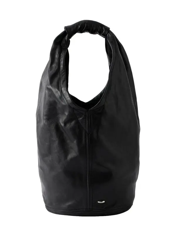 Our Legacy Fofo Drip Leather Tote - Black