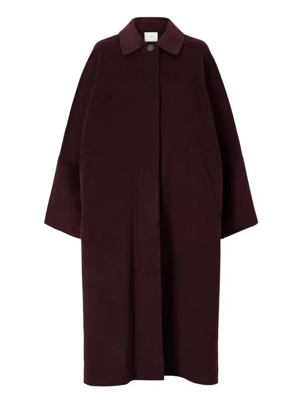 JOSEPH Dona Wool And Cashmere-blend Coat - Brown