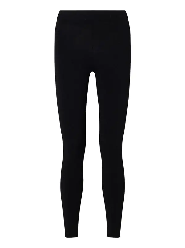 Balenciaga Stretch-jersey Leggings - Black