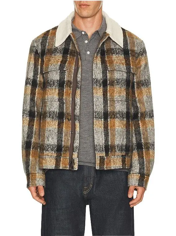 Simkhai Trucker Jacket - Grey Multi