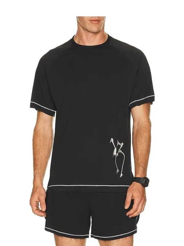 Y3 Gfx Run Tee - Black