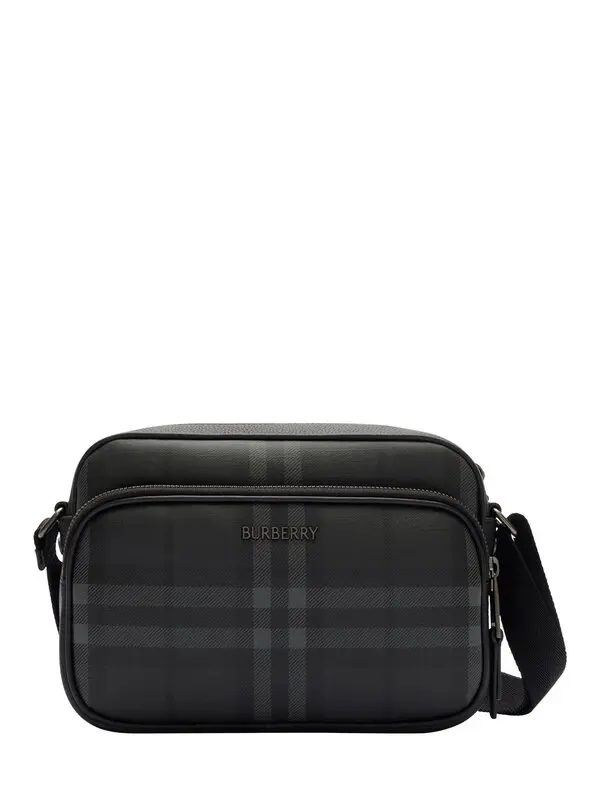 Burberry City Check Pocket Cross-body Bag - Grey