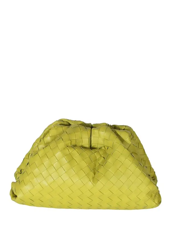 Bottega Veneta Maxi Intrecciato Pouch - Green